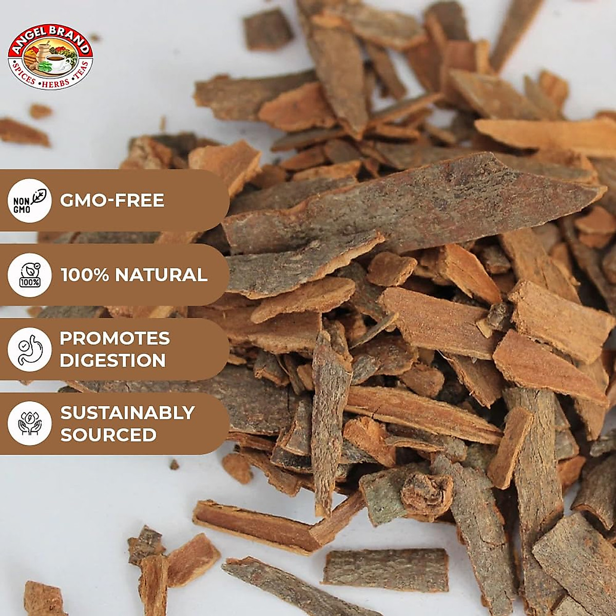 Angel Brand Mauby Bark 0.75 oz Pouch Pack of 3 - Mauby Sourced from Finest Botanical Sources - Unique Blend of Bitter & Sweet Notes - Perfect for Crafting Traditional Mauby Drink, Sodas & Cocktails