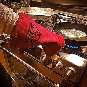 SpitJack Heat Resistant Fire Protection Fireplace Gloves for Grill, Welding, BBQ Cooking, Wood Stove, Oven, and Kitchen