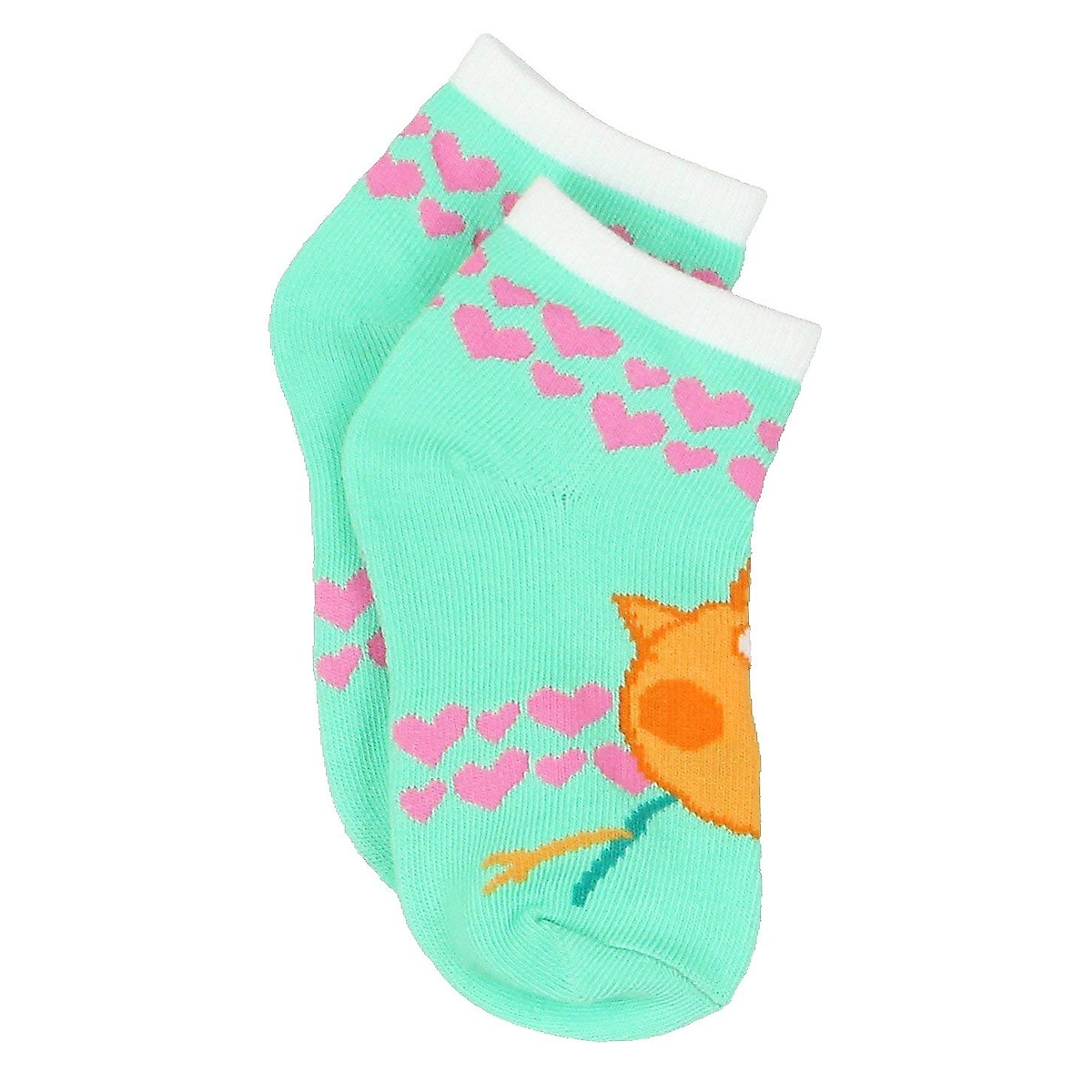 Peppa Pig Girls 6 pack Socks (X-Small (2-4), Friends Quarter Multi)