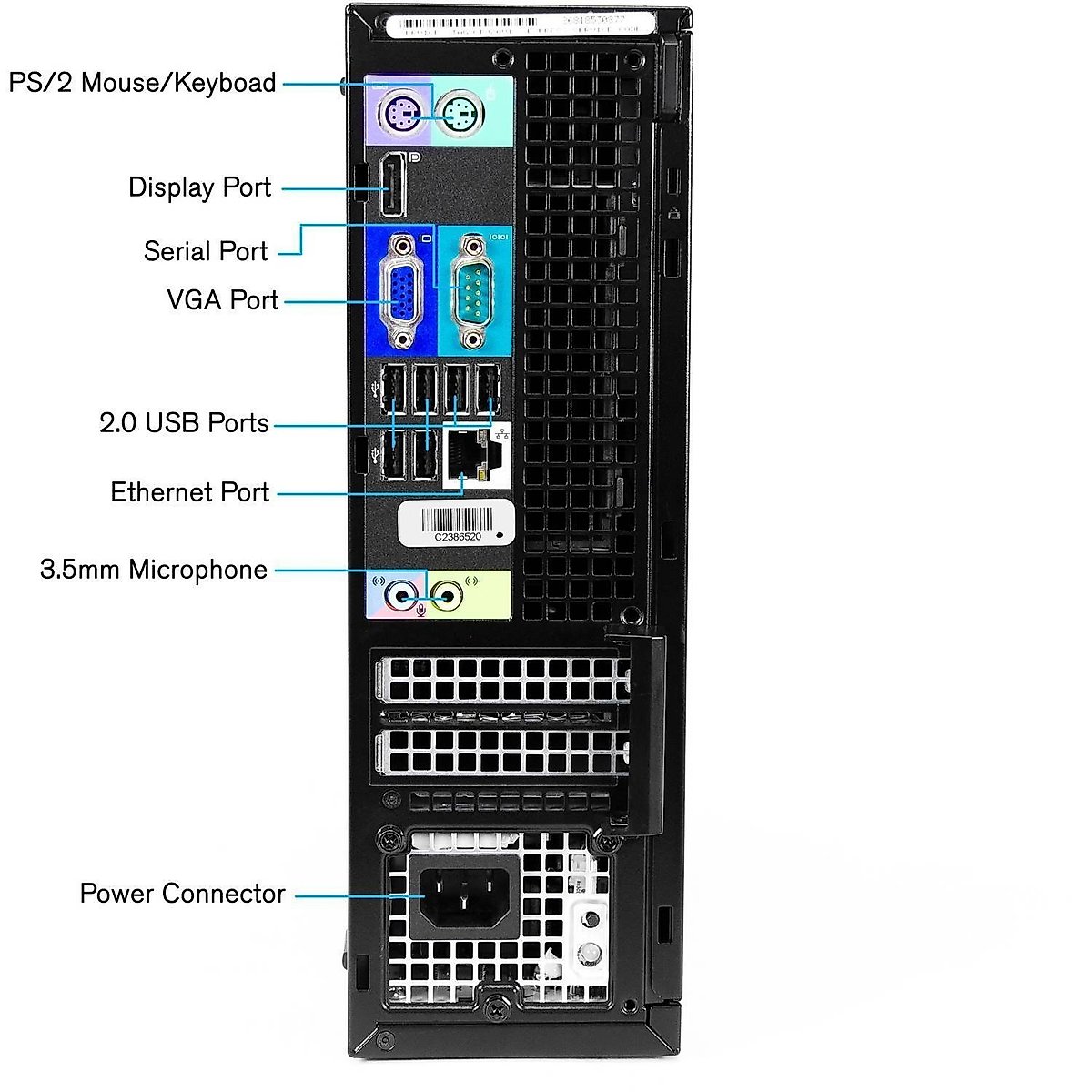 Dell Optiplex Business Desktop Computer PC (Intel Quad Core i5-2400 3.1GHz CPU, 8GB DDR3 Memory, 2TB HDD, DVD, VGA, RJ45, Displayport, Windows 10 Home) (Renewed)