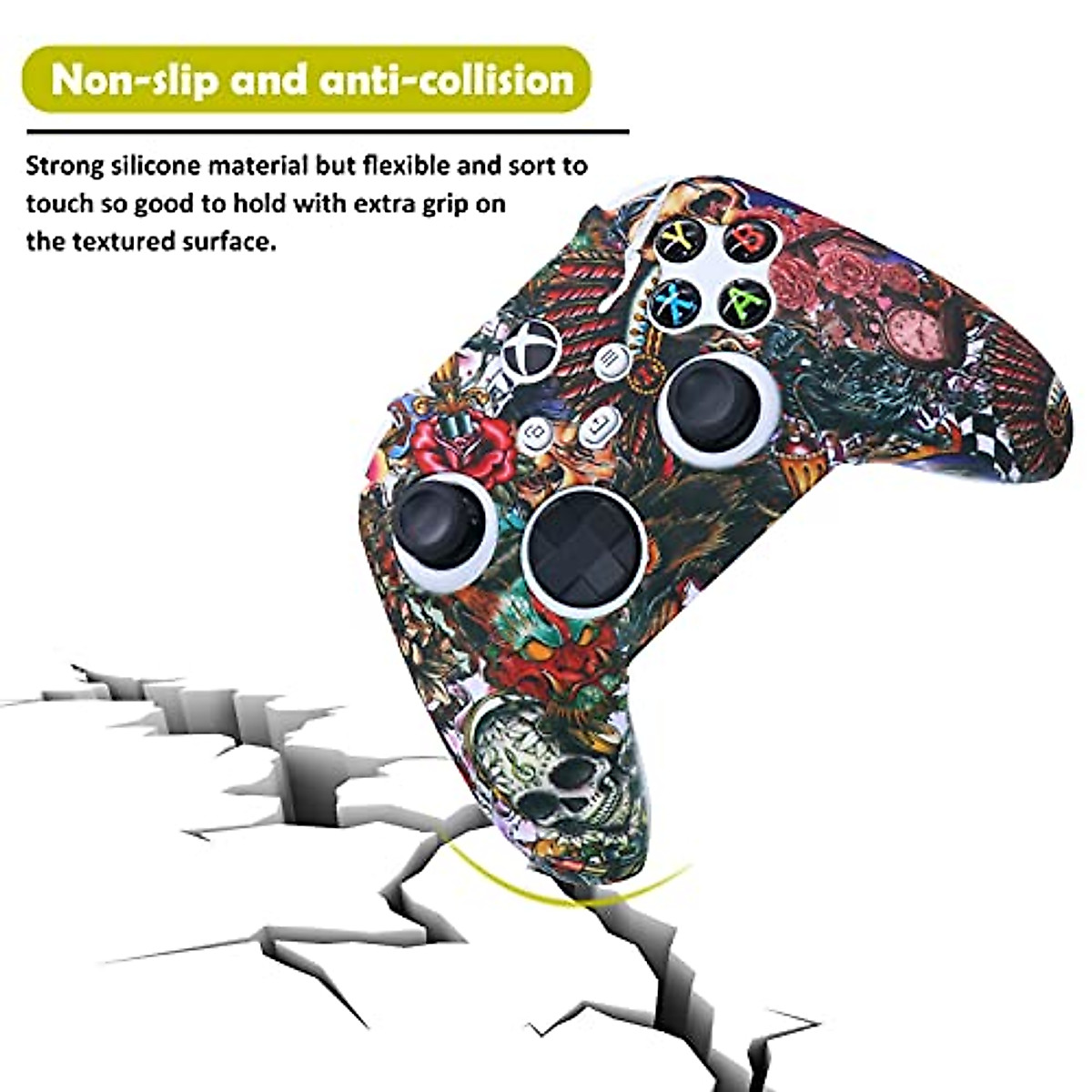 OSALADI Game Controller Case Game Pad Cover Game Handle Protection Case Compatible for Series S/X