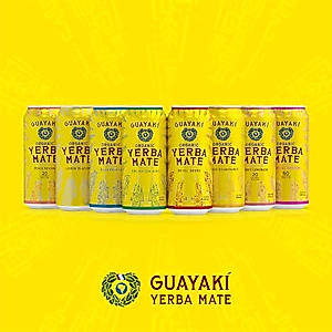 Guayaki Yerba Mate, Clean Energy Drink Alternative, Organic Enlighten Mint, 15.5oz (Pack of 12), 150mg Caffeine