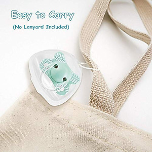 LANEYLI Pacifier Case Pacifier Holder Case Pacifier Clip Binky Holder Case Pacifier Box Pacifier Accessories 2 Pack Pink