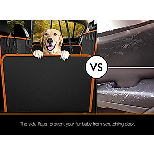 iBuddy XXL Dog Seat Cover for Trucks with Mesh Window Waterproof Dog Truck Hammock Durable Back Seat Cover for Full Size Pickup Trucks Machine Washable X-Large Truck Pet Seat Cover for Dodge Ram 1500