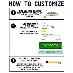 BuildASign Personalized Custom Street Sign 5"x18" Aluminum - Black