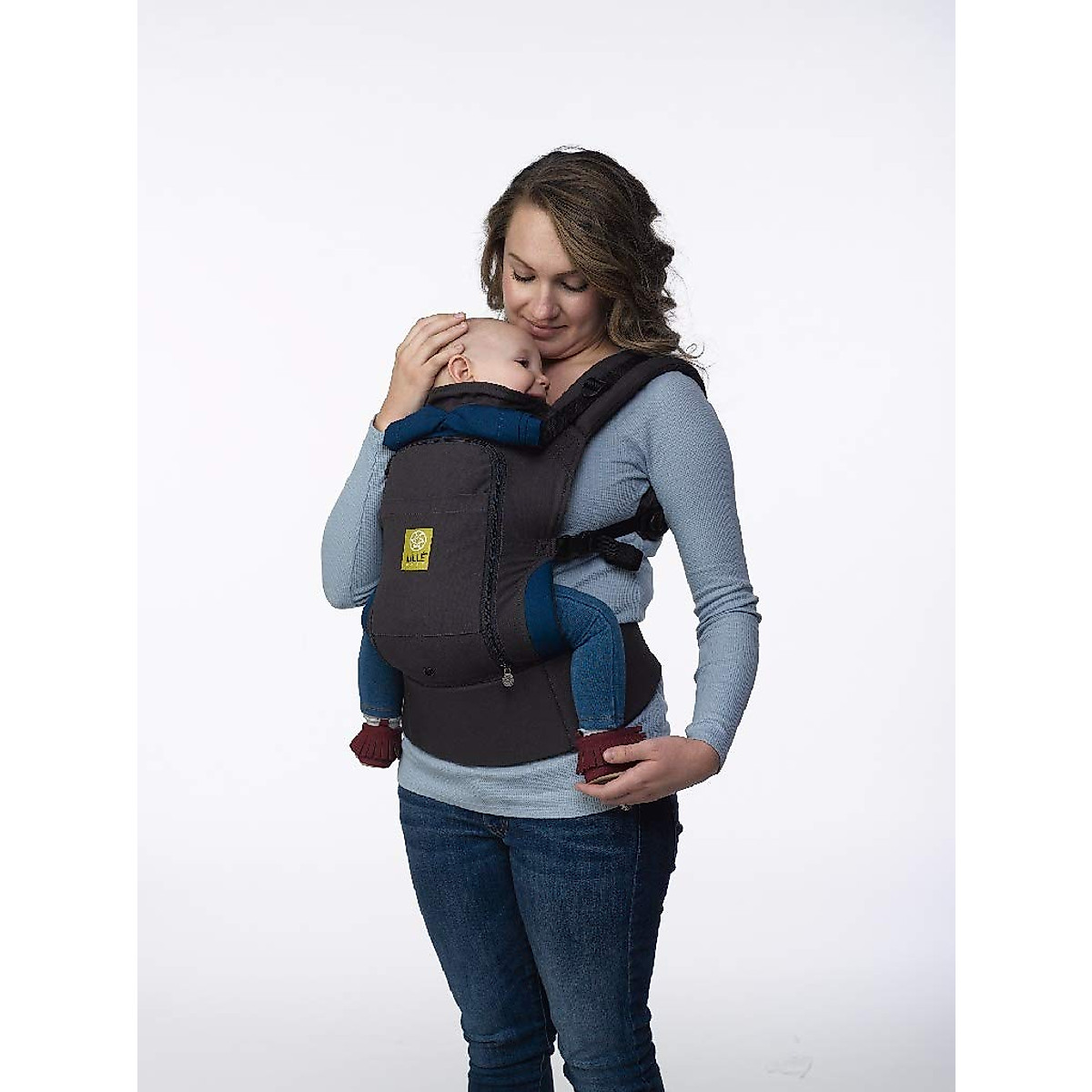 LILLEbaby Fundamentals 4-in-1 Position Baby Carrier, All Seasons - Steel