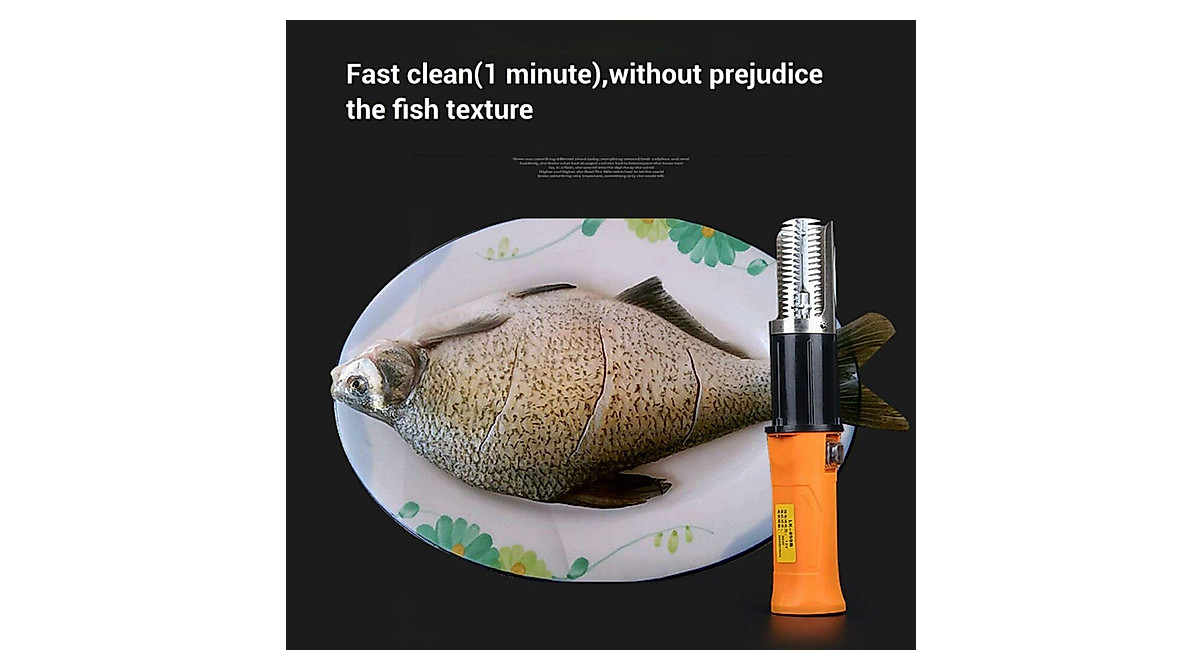 Amayia Electric Fish Scaler - Quick & Waterproof