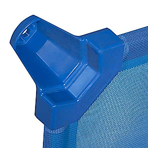 Wood Designs Stackable Daycare Cots for Kids, 52", Blue, Ready-to-Assemble, with Cot Sheets, 87820 [Set of 6]