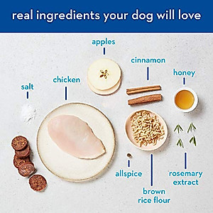 Spot Farms Chicken Apple Sausage Healthy All Natural Dog Treats Human Grade Made in USA 12.5 oz