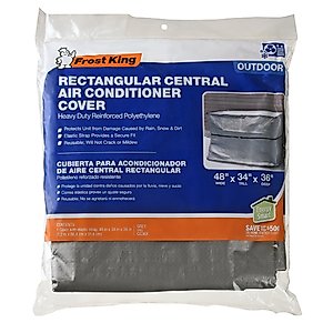 Thermwell CC36XH 36x48x34 Rect A/C Cover, 36 by 48 by 34", Grey