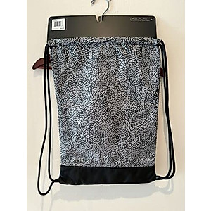 Air Jumpman Retro Elephant Print Gym Bag Drawstring Sport Boys Color Black, Grey, and Gym Red