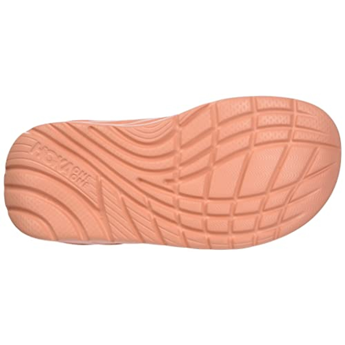 Hoka Ora Recovery Slide (Unisex) - Amber Yellow / Shell Coral - Size M9/W11