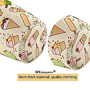 Reusable Iced Coffee Insulator Sleeve for Cold Beverages and Neoprene Cold Coffee Cup Sleeves Cooler Cover 16-32OZ for Coffee Cups, McDonalds, Dunkin Donuts, More(Floral flower)