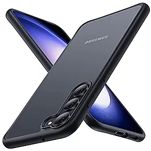 Meifigno Magic Series Samsung Galaxy S23 Plus 6.6" Case - Military Grade Drop Protection, Silky Touch Translucent Matte, Black