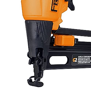 Freeman G2FN64 2nd Generation Pneumatic 16-Gauge 2-1/2" Straight Finish Nailer with Adjustable Metal Belt Hook and 1/4" NPT Air Connector