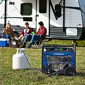 Wesinghouse 6600 Watt Dual Fuel Home Backup Portable Generator, Transfer Switch Ready 30A Outlet, RV Ready 30A Outlet, CO Sensor, CARB Compliant