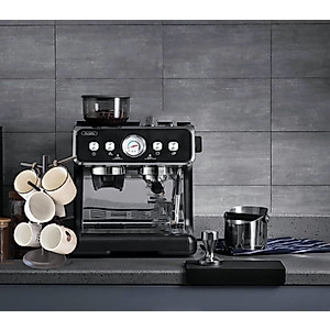 KETWOD Black Mug Holder,Coffee Mug Holder,Coffee Mug Tree,Non-Slip Coffee Cup Holder,Coffee Cup Holder for Counter,Coffee Mug Tree,Coffee Mug Rack with 6 Hooks (Black)