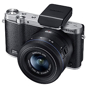 Samsung EV-NX3000BEIUS Wireless Smart 20.3MP Compact System Camera with 3-Inch LCD and 20-50mm Compact Zoom (Black)