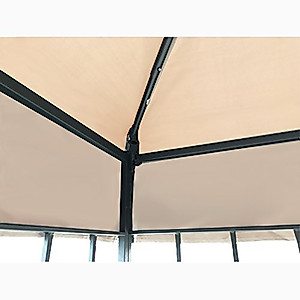Garden Winds Replacement Canopy Top Cover for The GT Steel Finial Gazebo - RipLock 350