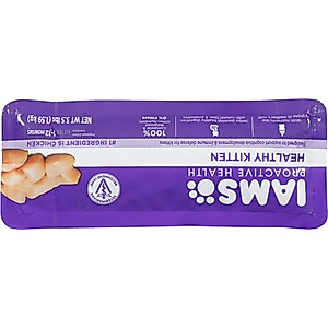 IAMS PROACTIVE HEALTH Healthy Kitten Dry Cat Food with Chicken Cat Kibble, 3.5 lb. Bag