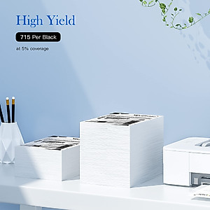 Valuetoner Remanufactured Ink Cartridge Replacement for HP 62XL 62 XL to use with Envy 5540 5640 5660 7644 7645 OfficeJet 5740 8040 OfficeJet 200 250 Series Printer (2 Black)