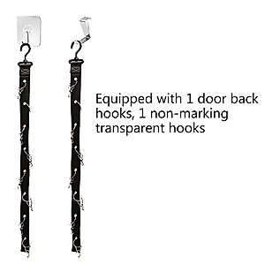 Veki Hat Rack for Closet Hat Organizer Holder Rack Over Door, Baseball Cap Racks for Wall with No Trace Hook Sticker and Z Hook Behind Door Set, 8 Large Clips for Ball Hats (Black*1pcs)