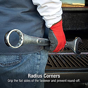 Sunex Tools 9707 Jumbo Fractional Combination Wrench Set, 7Piece (Includes Roll-Case), SAE Jumbo Combination Wrench Set