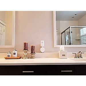 Dot Genie [Square Plug ONLY 2018-2021: Dot 3rd Gen Wall Mount | The Original Outlet Hanger | No Muffled Sound | Exposed Speaker Grill, Mics, and Lights (Black, 1-Pack)