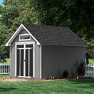 Handy Home Products Tribeca 10x12 Do-It Yourself Wooden Storage Shed with Floor