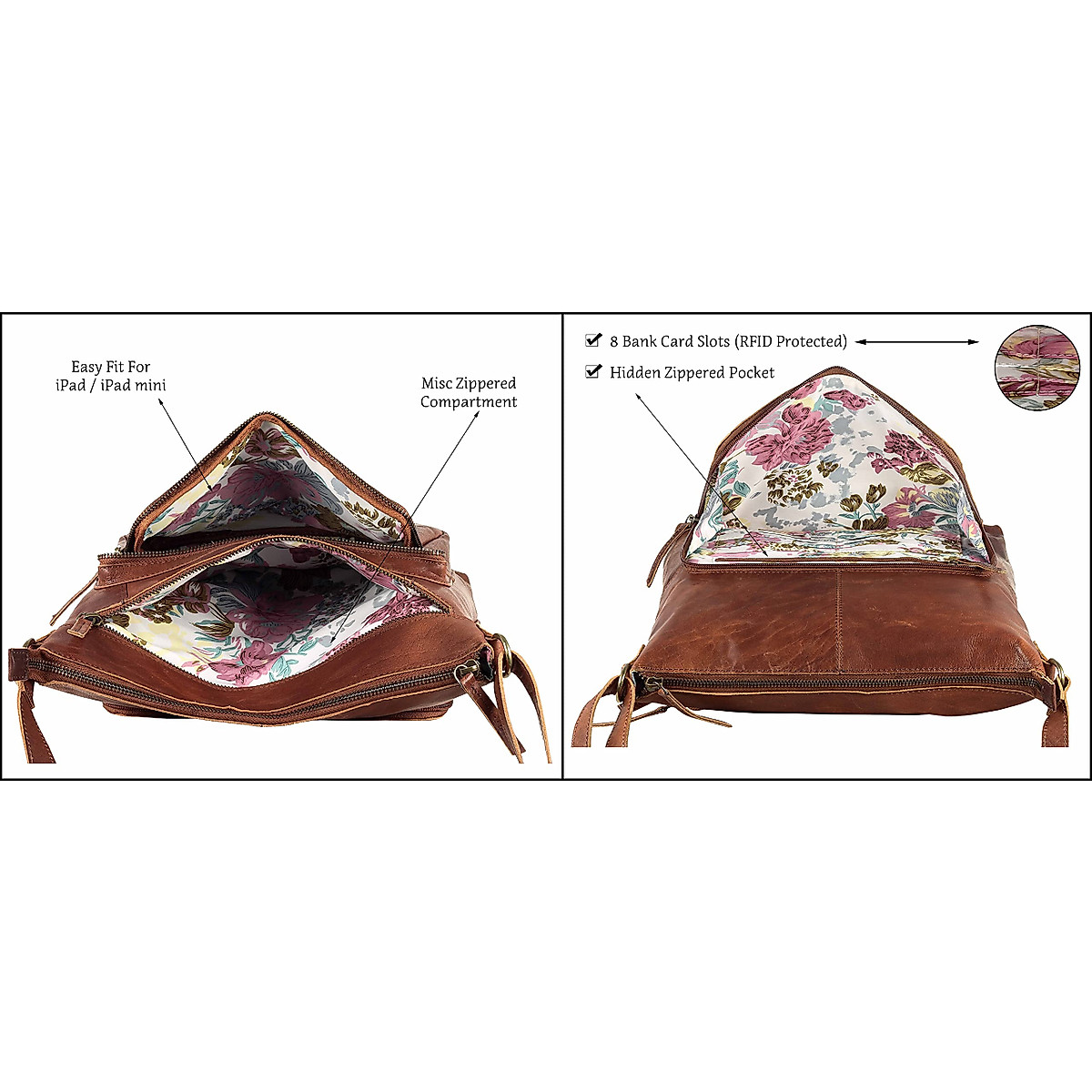 Mou Meraki Genuine Leather Large Crossbody Purse and Handbags - Crossover Bag Over the Shoulder Women (SMALL LIGHT YELLOW)