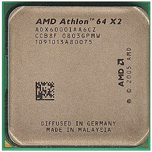 AMD Athlon 64 X2 6000+ Windsor 3.0GHz 2 x 1MB L2 Cache Socket AM2 125W Dual-Core Processor