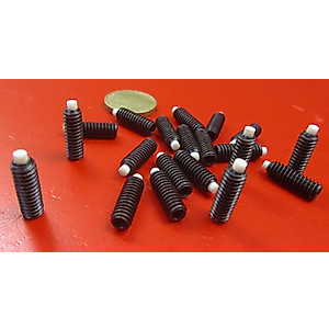 Black Oxide Steel Nylon Tip Set Screw 1/4"-20 x .750" Thread Length 20 pcs