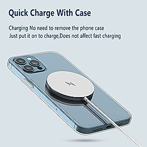 Magnetic Wireless Charger with USB-C 20W PD Adapter, Ultra Slim 15W Fast Wireless Charging, Compatible with Mag-Safe Charger for iPhone 13/13Mini/13Pro/13Pro max/iPhone 12/12 Mini/12Pro/12Pro max