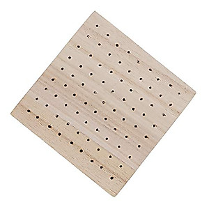 Weiy Clay Figure Drying Rack,Wooden Insert Board Clay Figure Drying Rack Clay Base Plug-in Board Sculpture Clay Pottery,Square Hole Insert