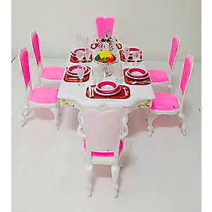 My Fancy Life Dollhouse Furniture Grand Dining Room Play Set