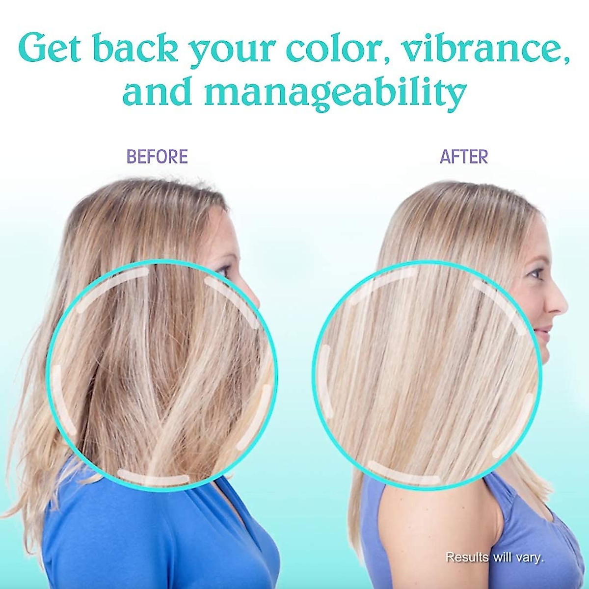 Malibu C Swimmers Wellness Remedy - Restoring & Hydrating Hair Care with Vitamin C Complex - Protects Hair Discoloration from Chlorine and Pool Elements (12 Packets)