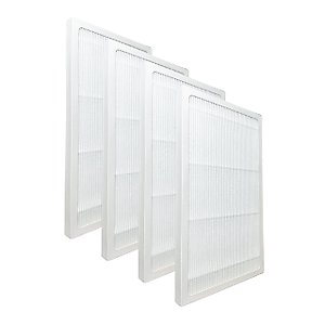 Nispira True HEPA Filter Compatible with 3M Filtrete Ultra Quiet Air Cleaning Purifiers Model FAP02 FAP01-RMS and FAP02-RMS. Compared to Part FAPF02 FAPF024, 4 Packs