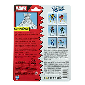 Marvel Legends Series X-Men Classic Spiral 6-inch Action Figure Toy, 4+ Years, 8 Accessories