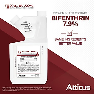 Talak 7.9% Indoor/Outdoor Insect Control - Bifenthrin Concentrate (32 Ounce) by Atticus
