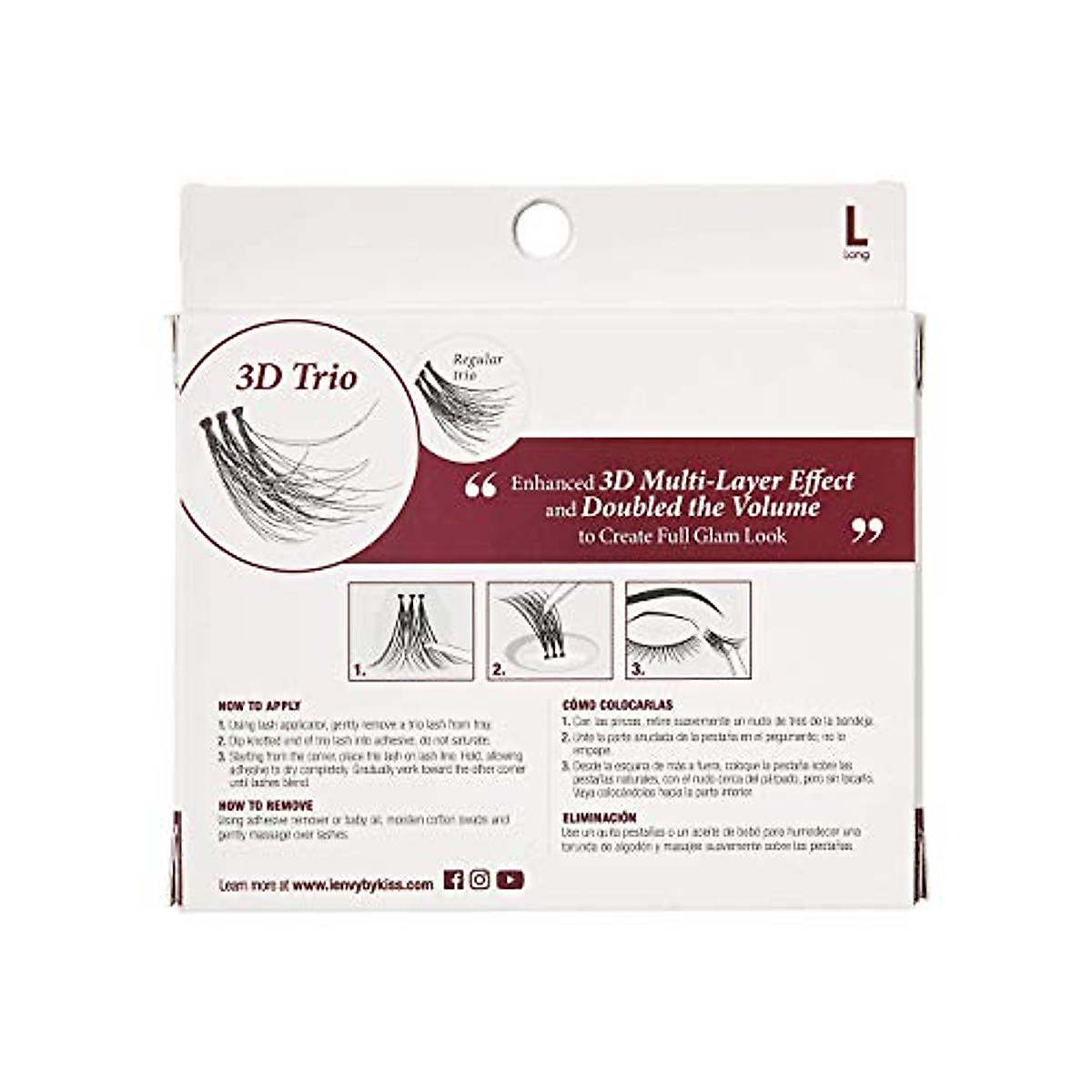 i-ENVY 3D Trio Ultra Black Long Lashes (3 PACK)