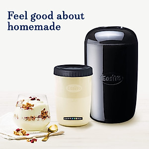 EasiYo Greek Style Plain 2% Yogurt Base (6-pack, 42 Servings) with Live Cultures | Easy & Fresh Homemade Yogurt | Use with EasiYo Maker | New Zealand Milk from Grass Fed Cows