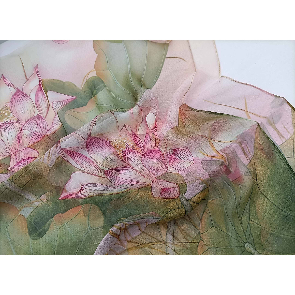 Acotavie Scarfs for Women Lightweight Print Floral Pattern Scarf Fashion Scarves Sunscreen Wraps Shawls (U&62)