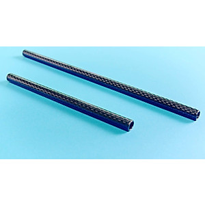 Carbon Fiber Reusable Drinking Straws - 2-Pack
