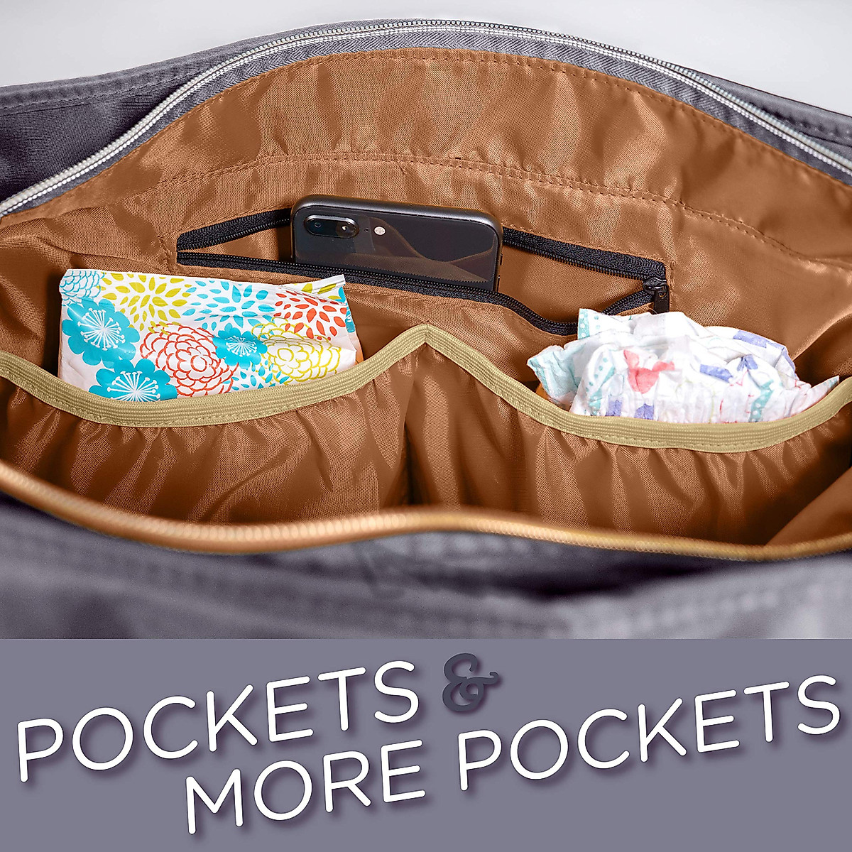 Zohzo Lauren Breast Pump Bag - Portable Tote Bag Great for Travel or Storage – Includes Padded Laptop Sleeve - Fits Most Major Pumps Including Medela and Spectra Breastpump (Black)