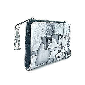 Loungefly X LASR Exclusive Disney The Haunted House Mickey Flap Wallet - Cute Wallets Fashion Cosplay Disneybound