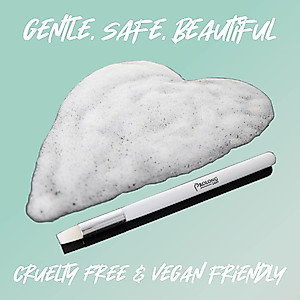 Eyelash Extension Shampoo & Brush - Large 100ml Bottle - Gentle Foaming Cleanser Lash Wash for Extensions and Natural Lashes - Safe Daily Makeup Remover - Paraben & Sulphate Free - Salon & Home Use