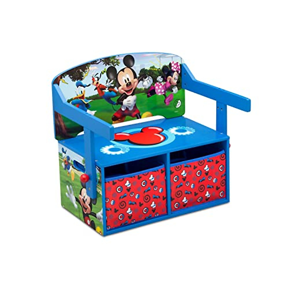 Delta Children Kids Convertible Activity Bench - Greenguard Gold Certified, Disney Mickey Mouse