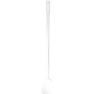 SPARTA Nylon Paddle Mixing Scraper, Food Safe, Waterproof with Long Handle for Large Batch Cooking and Cleaning, 40 Inches, White