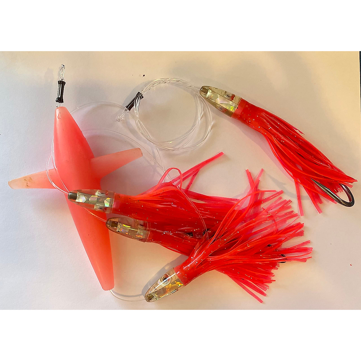 Reel Draggin' Tackle Slammer Daisy Chain (5" Pink Bird 5" Pink Slammer)