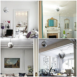 12 in Reflective Mirror Disco Ball Party Stage Effect Solid Foam Construction US Delivery